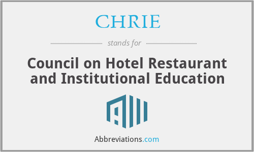 What does CHRIE stand for?
