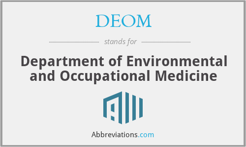 What does DEOM stand for?