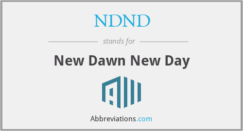 What does NDND stand for?