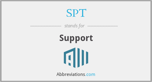 What does SPT stand for?