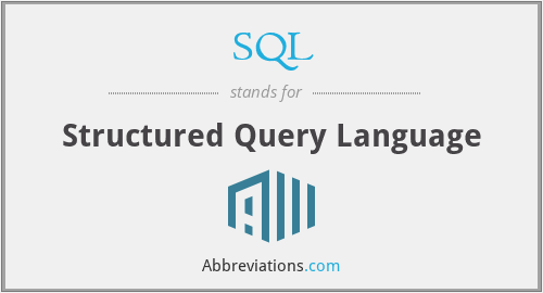 What does SQL stand for?