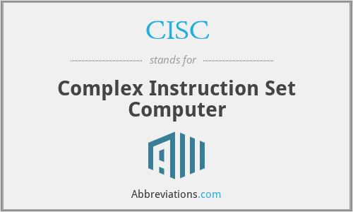 What does CISC stand for?