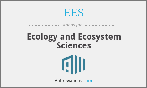 EES - Ecology and Ecosystem Sciences