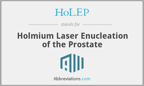 What does HOLEP stand for?