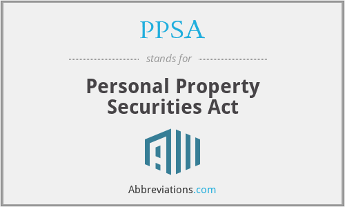 What does PPSA stand for?