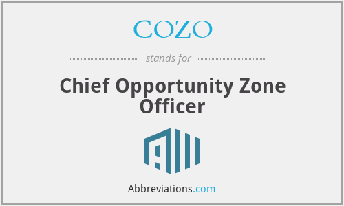 What does COZO stand for?