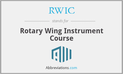 What does RWIC stand for?