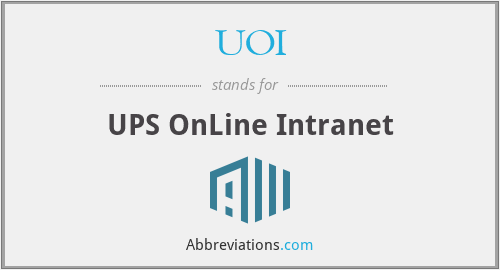 What does UOI stand for?