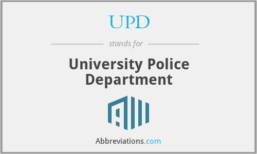 What does UPD stand for?