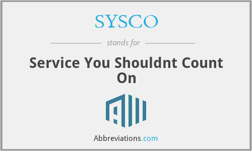 What does SYSCO stand for?