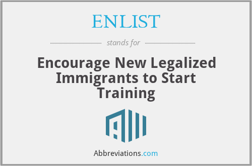 What does ENLIST stand for?