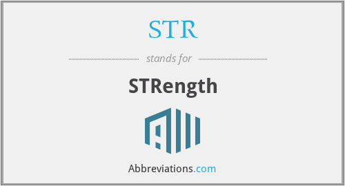 What is the abbreviation for strength?