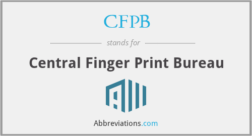 What does CFPB stand for?