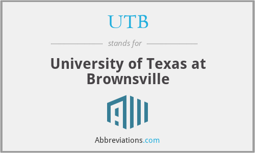 What does UTB stand for?