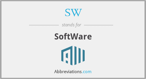 What is the abbreviation for Software?