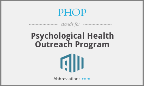 What does PHOP stand for?