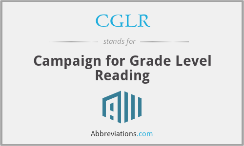 What does CGLR stand for?