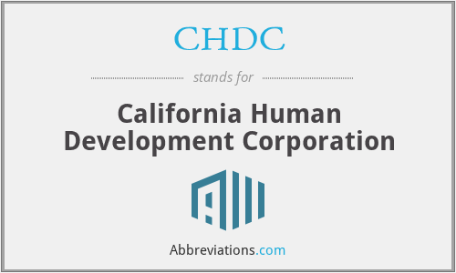 What does CHDC stand for?