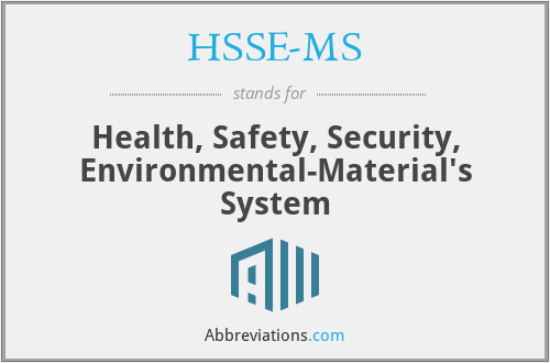 What does HSSE-MS stand for?