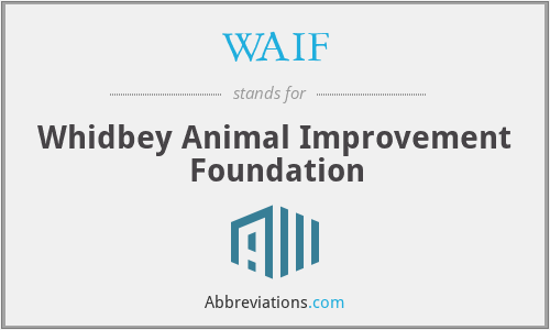 WAIF - Whidbey Animal Improvement Foundation
