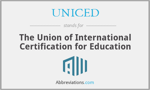 What does UNICED stand for?