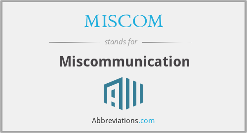 What does MISCOM stand for?