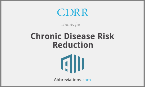 What does CDRR stand for?