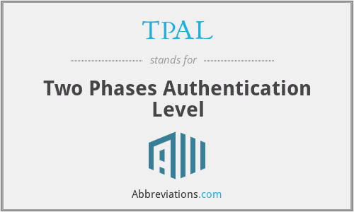 What does TPAL stand for?