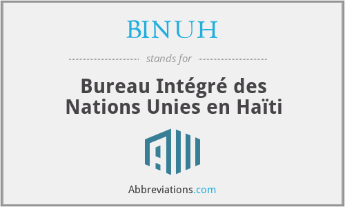 What does BINUH stand for?