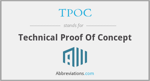 What does TPOC stand for?