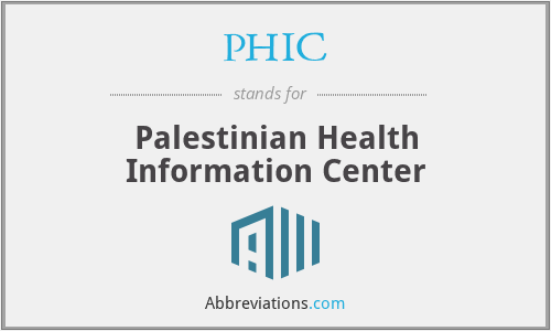 What does PHIC stand for?