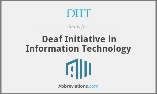 What does DIIT stand for?