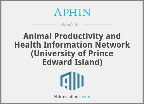 What does APHIN stand for?