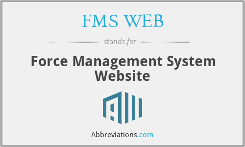 What does FMS WEB stand for?
