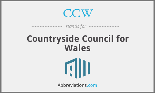 What does CCW stand for?