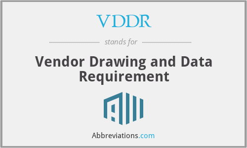 What does VDDR stand for?