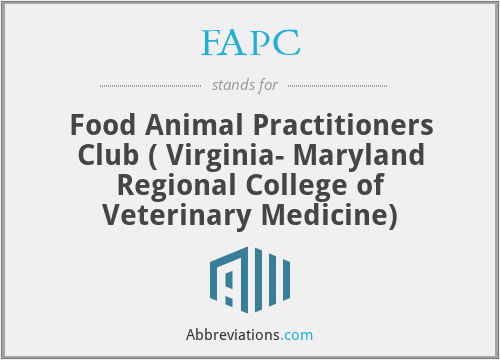 What does FAPC stand for?