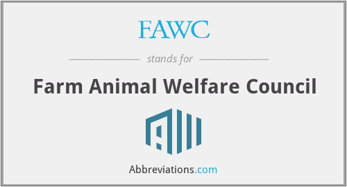 What does FAWC stand for?