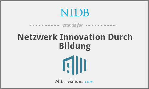 What does NIDB stand for?