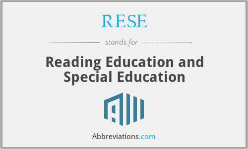 What does RESE stand for?