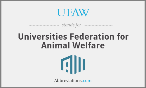 What does UFAW stand for?