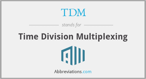 What does TDM stand for?