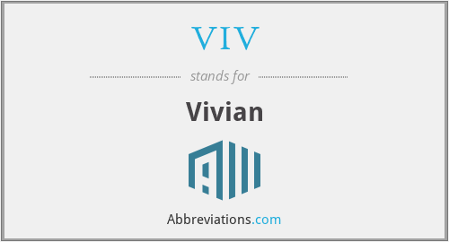 What does VIV stand for?