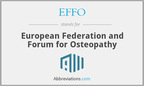 What does EFFO stand for?