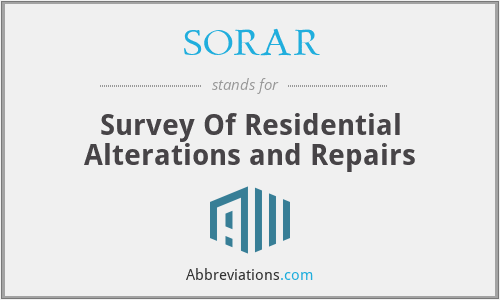 What does SORAR stand for?
