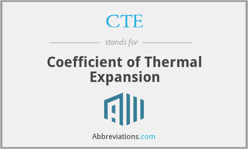 What does CTE stand for?