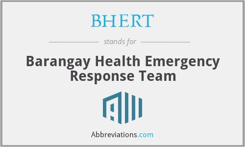 What does BHERT stand for?