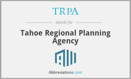 What does TRPA stand for?