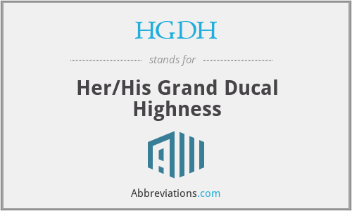 What does HGDH stand for?
