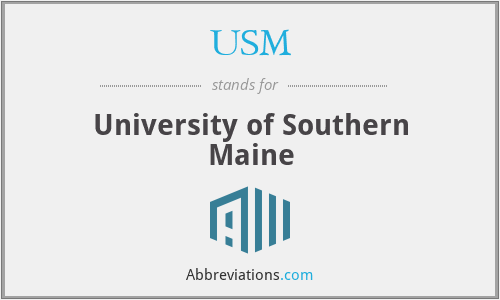 What does USM stand for?